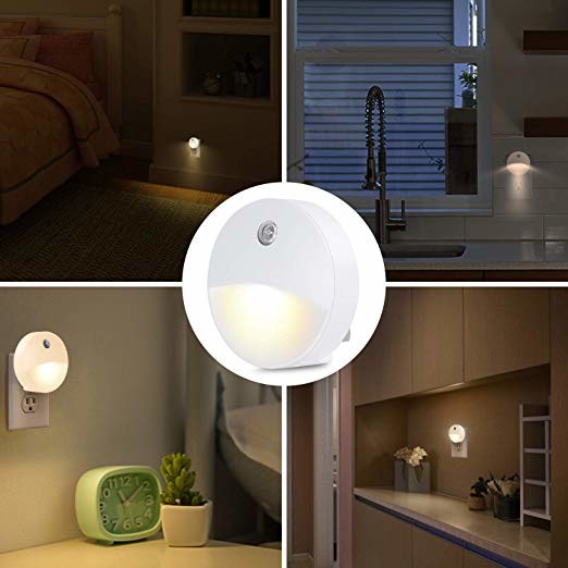 Quality Warm White 0.5W AC120V Plug In Motion Sensor Light For Kids Energy Efficient for sale