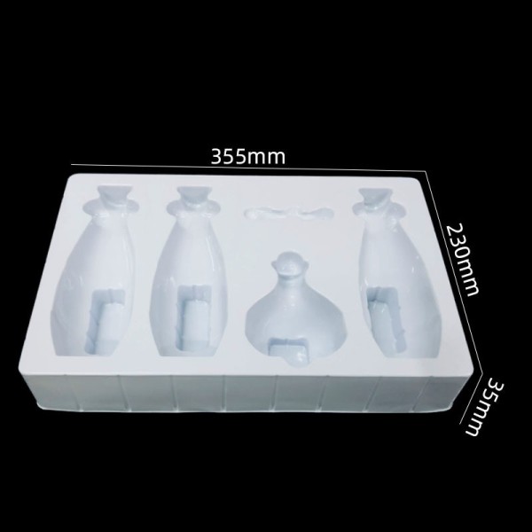 Quality PVC Recyclable Customizable Blister Insert Tray for Skincare Kite for sale
