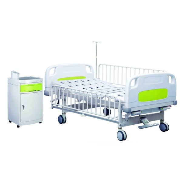 Quality Medical 2 Function 500MM ABS Headboard Kids Hospital Bed for sale