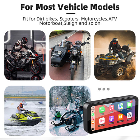 Quality 6.25 Inch Motorcycle Navigation Device with TF Card Storage and 2.5D Screen for sale