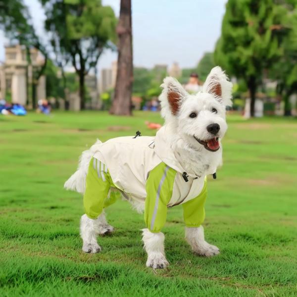 Quality Pet Clothes Raincoat Waterproof Animal Pattern Small Size for Dogs Summer/Spring for sale