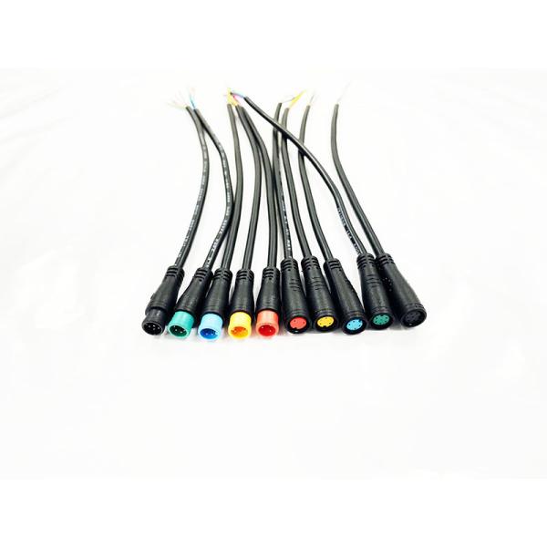 Quality Mini Waterproof Y Connector IP65 M8 Electric PVC Push Lock Cable Use for sale