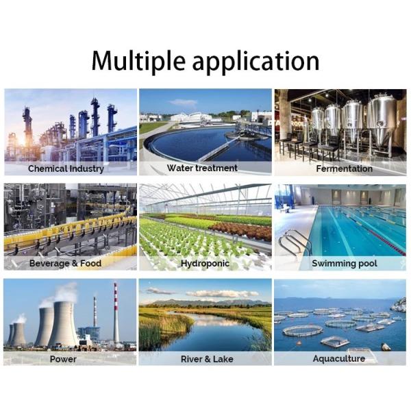 Quality PH ORP EC TDS Salinity DO FCL Turbidity Analyzer for Monitoring of Swimming Pool for sale