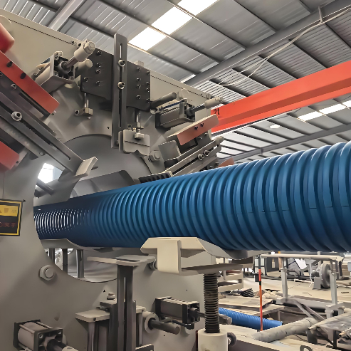 Quality HYPET High Quality HDPE Double Wall Corrugated Pipe Extrusion Machine Manufactur for sale