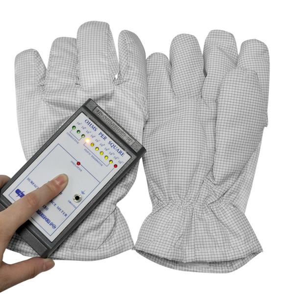 Quality OEM Carbon Fiber 5mm Grid Anti Static Gloves Heat Resistant for sale