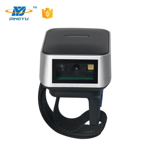 Quality Wireless 2.4G Bluetooth Barcode Reader , Wearable 2D Reader DI9010 Auto Sense for sale