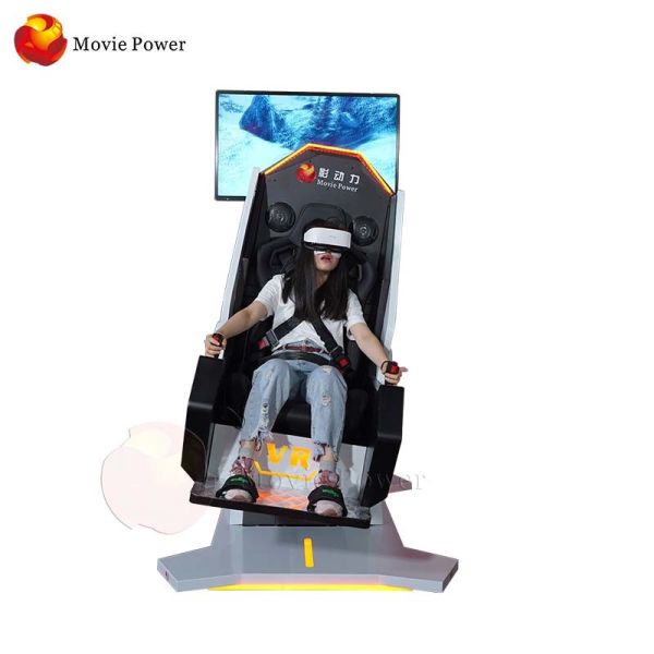 Quality Roller Coaster 360 Flight Simulator / 9d Vr Motion Simulator Chair Fiberglass Materials for sale