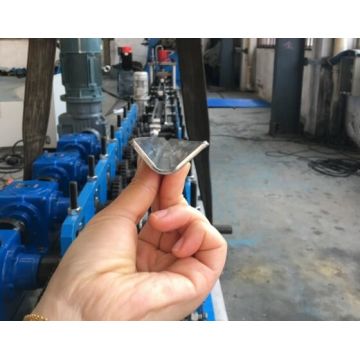 Quality High Speed Angle Roll Forming Machine With Notching And Convey for sale
