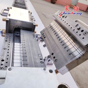 Quality High Strength Plastic PVC Extrusion Blow Moulding WPC Profile Mold Wear for sale