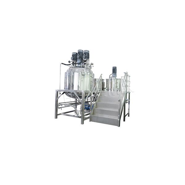 Quality Fixed Vacuum Emulsifying Mixer 1000L Toothpaste Making Machine 5.5KW for sale
