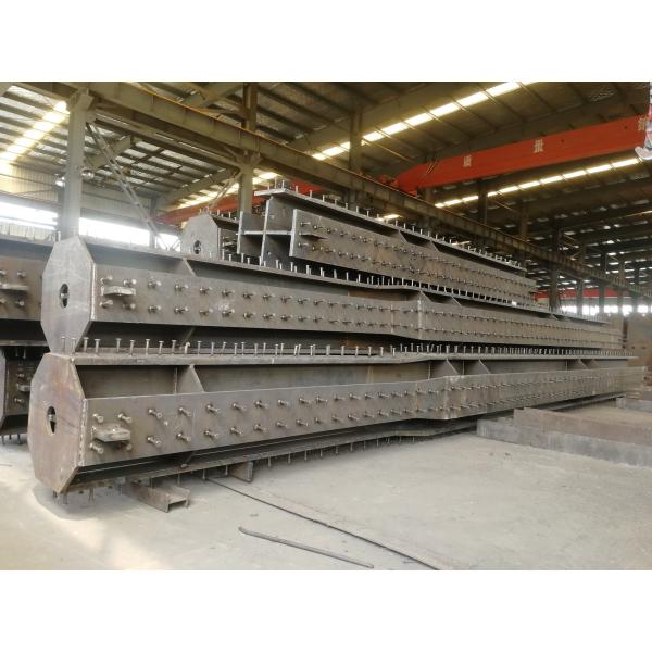 Quality Hot Dip Galvanized Prefabricated Steel Structure Cross Column for sale
