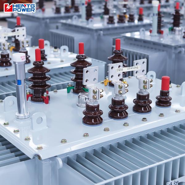Quality HENTG POWER 100kVA 11kV 0.4kV Oil Immersed Transformer Three Phase ONAN Distribution Step Down Power Transformer for African Rural Electrification Grid and Mini Substation Application for sale