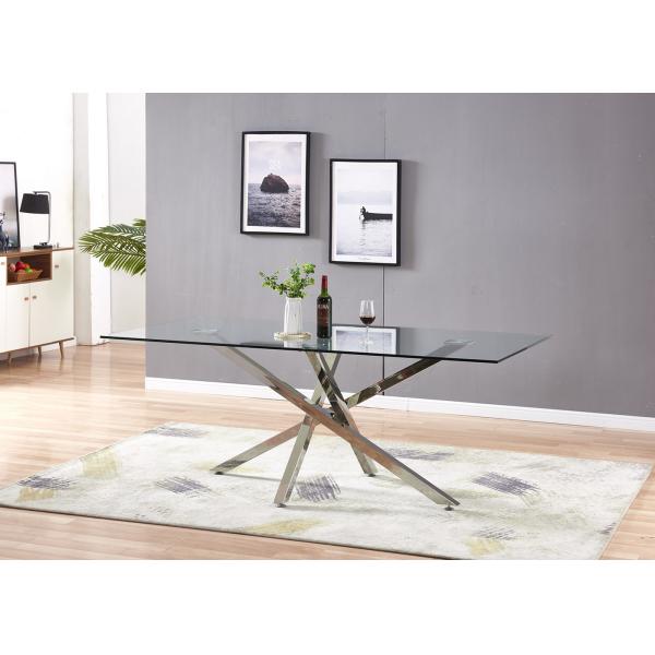 Quality 50kgs high end glass dining table for sale