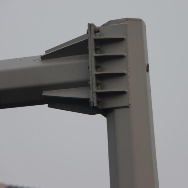 Quality Tapered Galvanized Solar Powered Camera Pole , Q235 CCTV Camera Extension Pole for sale