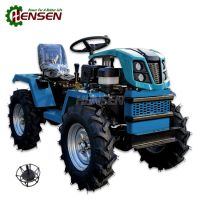 Quality 18HP Gasoline Powered Tractor Disc Brake Mini Traktor 4x4 Single Cylinder for sale