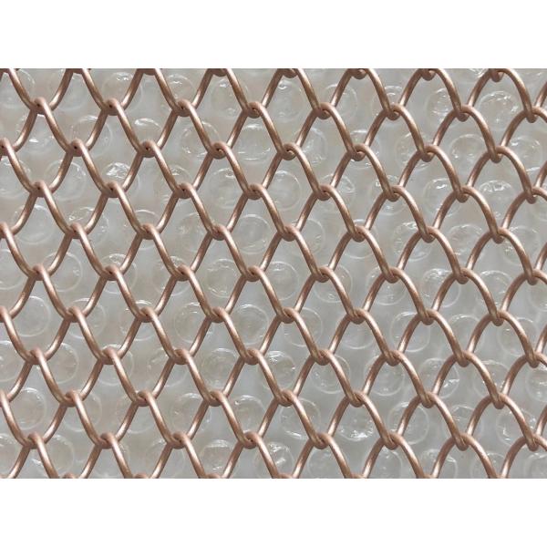 Quality 4mm Decorative Brass Mesh Screen Fire Resistance Decorative Brass Wire Mesh for sale
