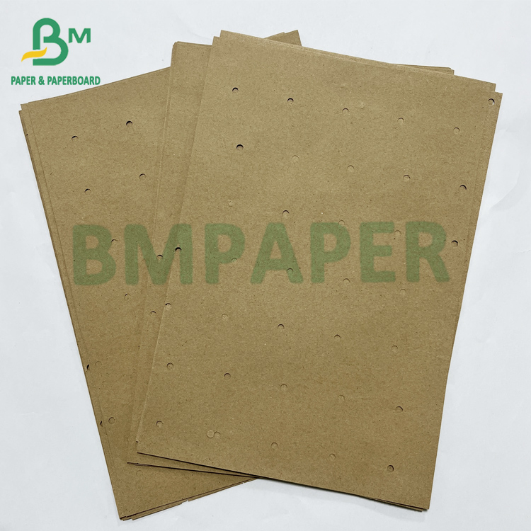 70gsm Recyclable Round Hole Perforating Underlay Kraft Paper For Garment Factory