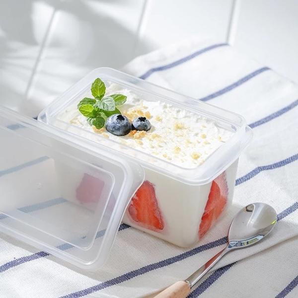 Quality Fresh Fruit Snacks Storage 7.2*12.5*13.2cm Plastic Crisper for sale