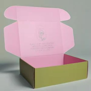 Quality Custom Eco-friendly Corrugated Cardboard Shipping Boxes For Flower for sale