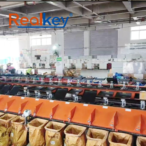 Quality Smart Tilt Tray Sorter Modular With Automatic Identification Precision Meets for sale