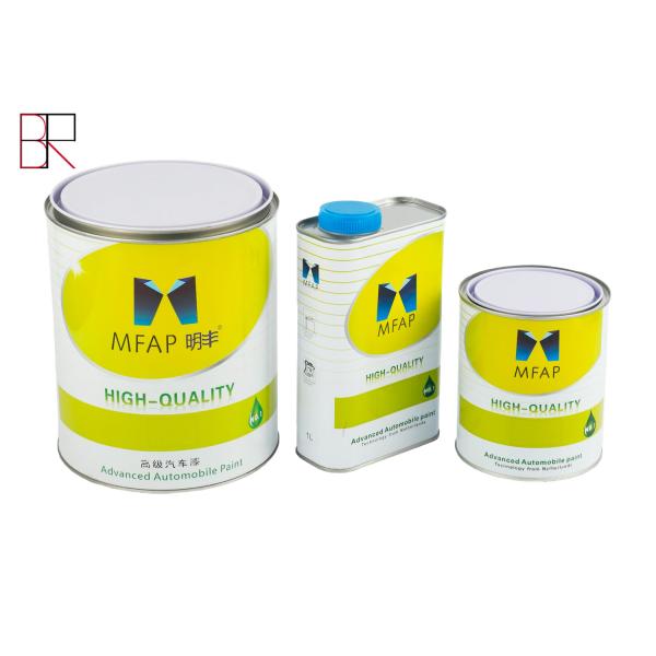 Quality High Concentration Bi Components Spray Paint Auto Refinish Paint for sale