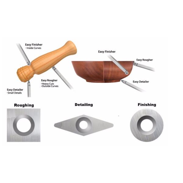 Quality 11x11x2-30° Sharpen Carbide Wood Lathe Tools With Sharp Cutter for sale