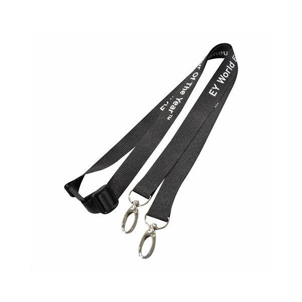 Quality Custom Polyester Screen Printed Lanyards Neck Strap Safety Breakaway for sale