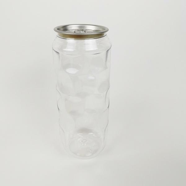 Quality 500ml Transparent Plastic Containers Jar for sale