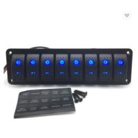 China 24V 20A Waterproof Switch LED Boat Electricals Rocker Switch Panel factory