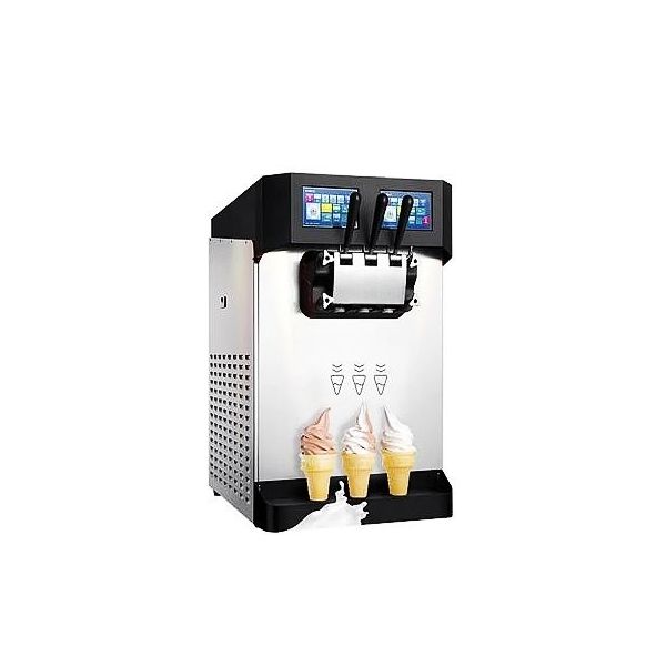 Quality 30-35 Liters Output Wooden Case Soft Serve Ice Cream Machine for Frozen Delights for sale