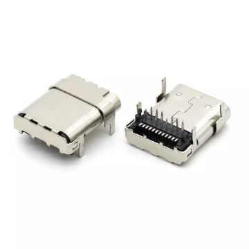 Quality TOP MOUNT Through Hole SMT Type 24Pin USB 3.1 C Female Connector For PCB for sale