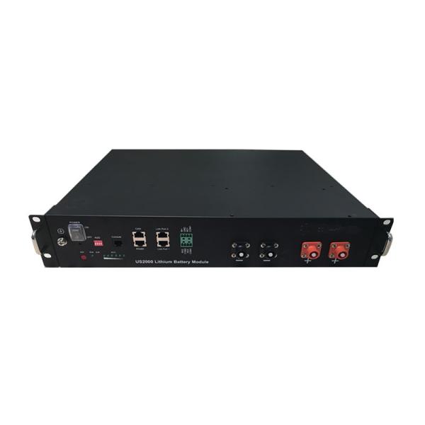 Quality RS232 Rechargeable Lifepo4 Battery Module 5U 48V 200Ah for sale
