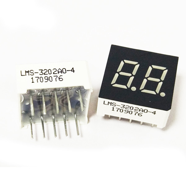 Quality Seven Segment 2 Digit LED Number Display 0.3 inch Orange Color for sale