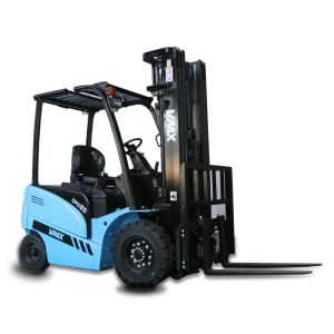 Quality Indoor Small Electric Warehouse Forklift Battery Powered With Forks Sideshift for sale