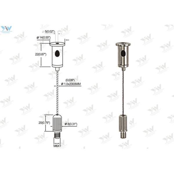 Quality Completely Adjustable Light Hanging Kit LED Panel Light Suspension Kit for sale