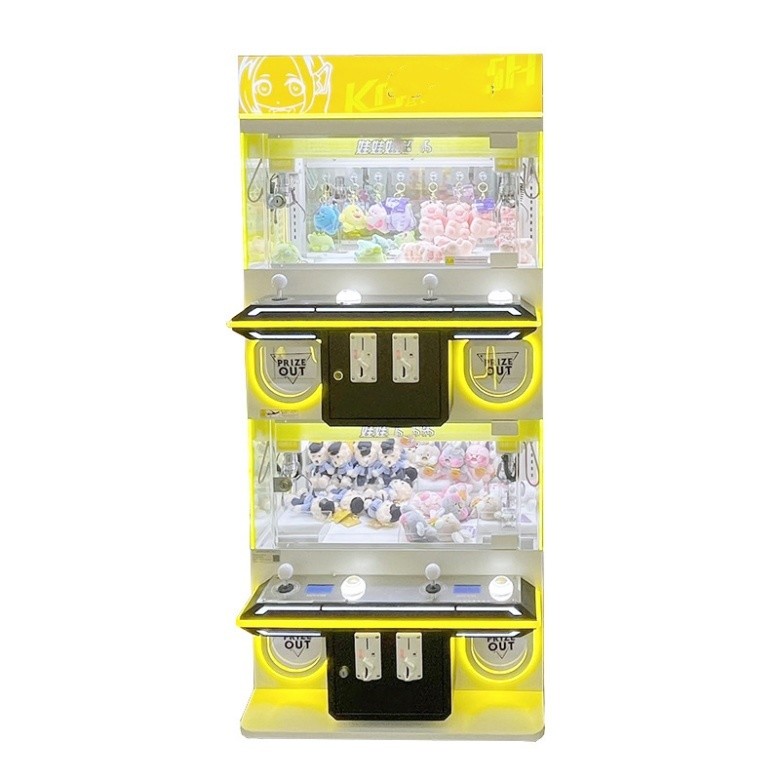 Quality Amusement Game Center Indoor Coin Operated Toy Arcade Doll Claw Machine for 4 for sale