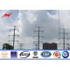 china Medium Voltage Electrical Power Pole , Customized Transmission Line Poles