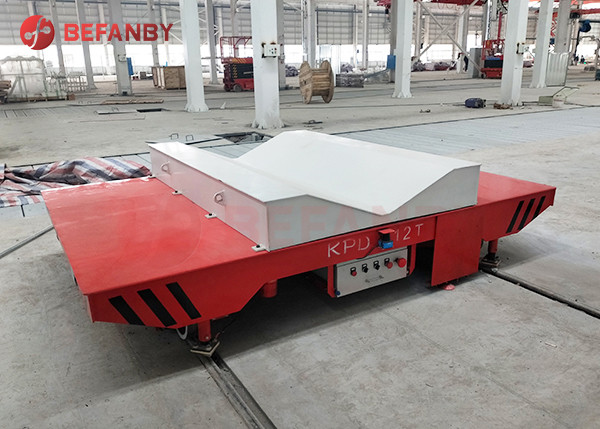 Factory V-Deck Frame Electric Coil Moving Trolley