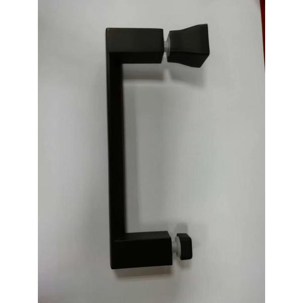 Quality H Shaped Custom Shower Door Handles Shower Glass Door Pull Zinc Alloy ODM OEM for sale