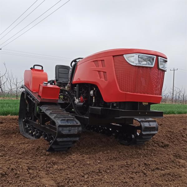Quality Fully Automatic Mini Crawler Tractor 80HP Rotary Mini Cultivator for sale