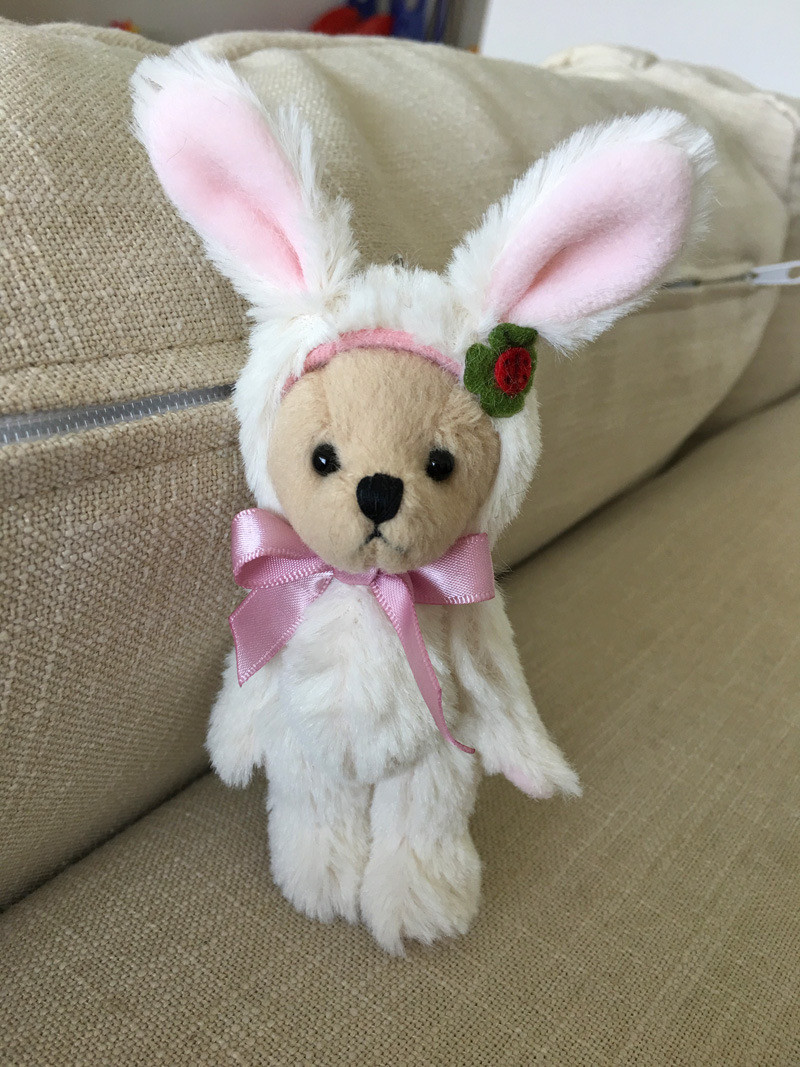 Teddy Bear Plush Joint Plush Bear Doll Key Chain Stuffed Animal Toys