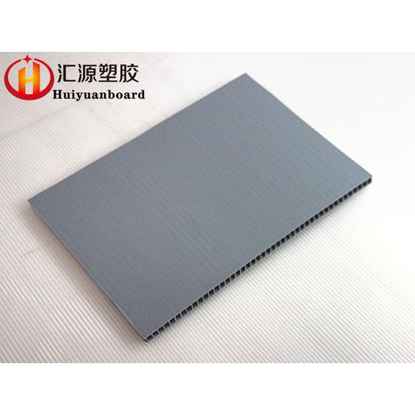 Quality Super Light Custom Size Grey PP Corrugated Plastic Sheets Fireproof for sale