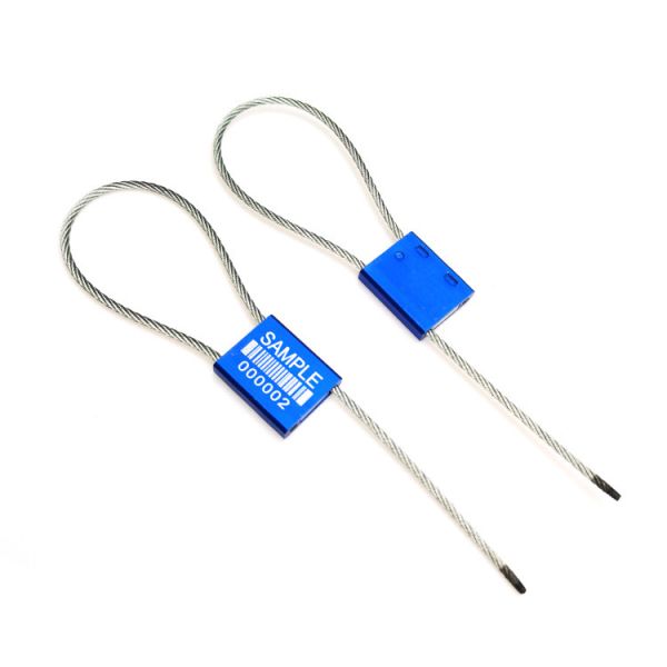 Quality Yellow US-CC251 Security 2.5 mm Wire Numbered Aluminium Alloy Container Cable for sale