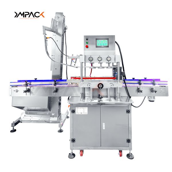 Quality YIMU CM300 Automatic In-Line Lug Cap Screw Press Capping Machine (for Small Business) for sale