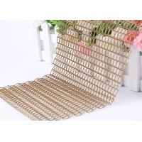 Quality Bronze Spiral Wire Softness Flexible Mesh Curtain For Decoration for sale