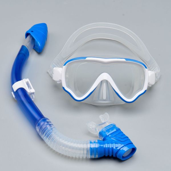 Quality Children's diving mask breathing tube set, snorkel mask, silicone anti-fog fully dry swimming and diving glasses, new model for sale