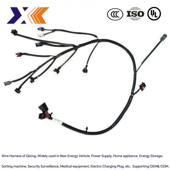 Quality Energy Vehicles Customized Connector Type Auto Wiring Harness with Waterproof for sale