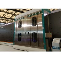 Quality Silencer System Vertical Glass Cleaning Machine , Low-E Glass Glass Dryer for sale