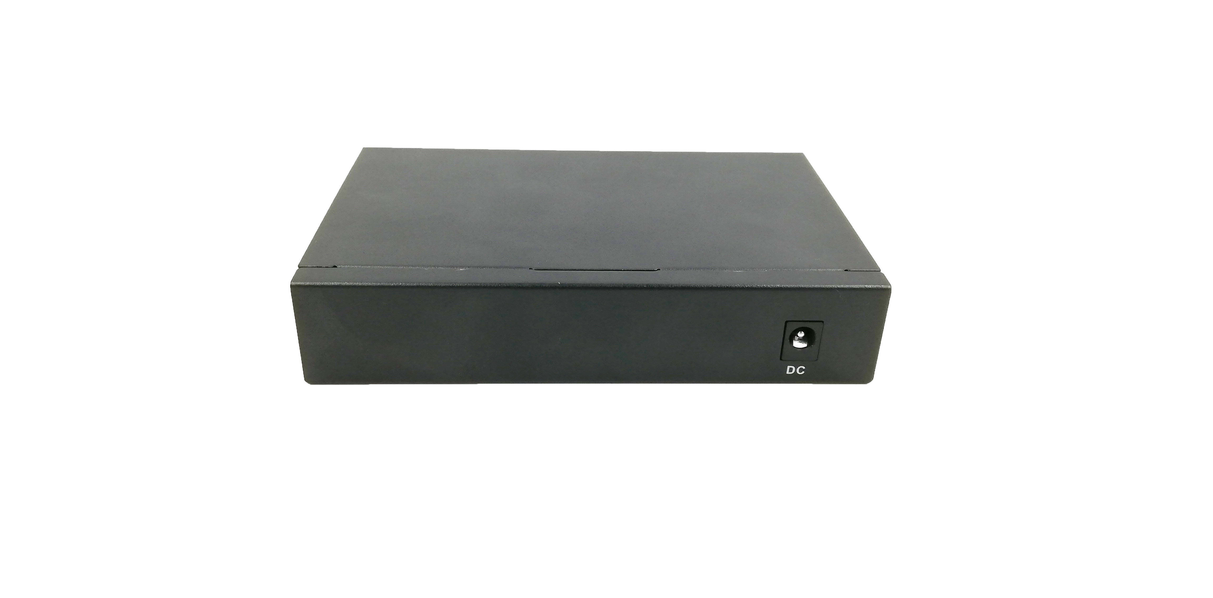 Quality Gigabit Fiber Optic Switch 10 / 100 / 1000M Dual Fiber Automatic MAC Address for sale