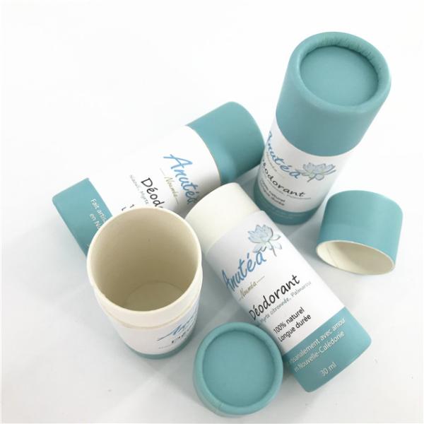 Quality Custom Printing Deodorant Push Up Tubes Biodegradable Packaging For Body Balm for sale